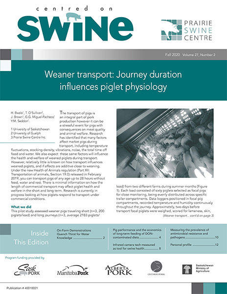 Centred on Swine – Prairie Swine Centre